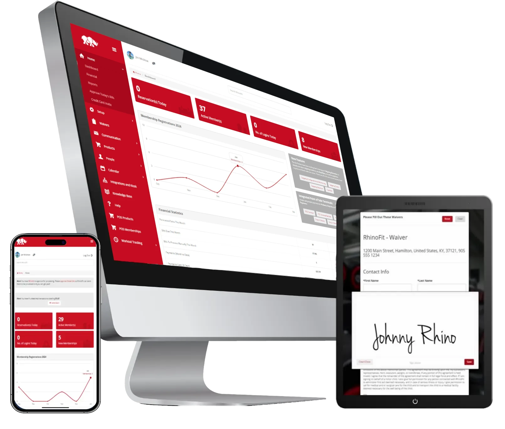 Fitness Software | RhinoFit Gym Software for Fitness Facilities